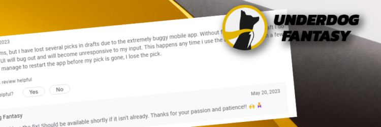 Underdog Fantasy Review Updated for June 2023