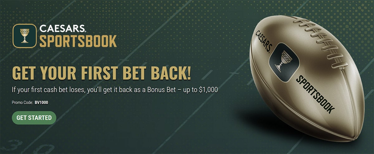 Caesars Promo Code - $1,000 Bonus Offer (Code BV1000)