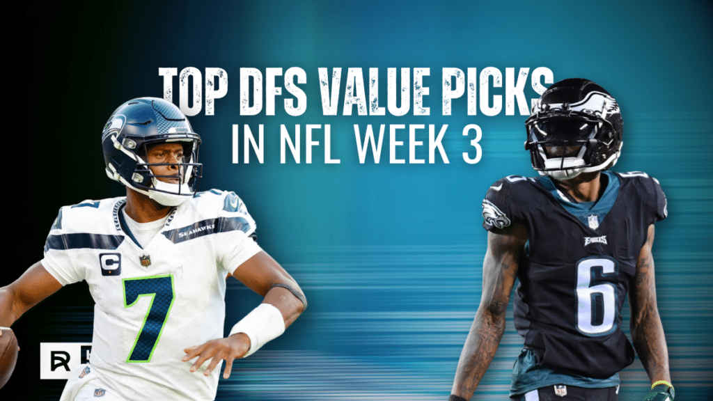 Top DFS Value Picks for NFL Week 3 | Hello Rookie